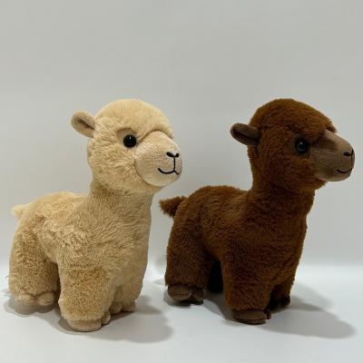 China 2 CLRS Standing Llama Plush Toy Stuffed Alpaca with BSCI Audit - 60-70 Day Delivery, Various Sizes Available for sale