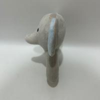 China Plush Ring Elephant Rattle Toy Soft Baby Stuffed Animal 25cm Handmade BSCI Certified for sale