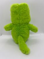 China 12 Inch Baby Plush Dinosaur T-Rex Toy with Crinkle and Rattle BSCI Factory for sale