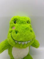 China 12 Inch Baby Plush Dinosaur T-Rex Toy with Crinkle and Rattle BSCI Factory for sale