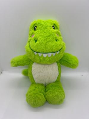 China 12 Inch Baby Plush Dinosaur T-Rex Toy with Crinkle and Rattle BSCI Factory for sale