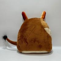 China 14-inch Bull Support Pillow with 100% PP Cotton Filling - Soft Plush Cushion for Sofa and Bed for sale