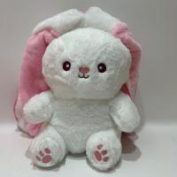 China 18CM 7 Inch Easter Plush Bunny Rabbit Stuffed Animal with Strawberry Design - Custom Colors Available for sale
