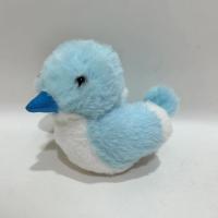 China Fluffy Vivid Plush Blue Pigeon with Sound Animated Bird Toy - 60-70 Day Delivery BSCI Factory for sale