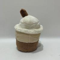 China 5.5 Inch Recording Plush Bubble Tea Toy Brown White Moving Function Stress Relief Fun for sale