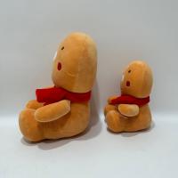 China Super Soft Gingerbread Man Plush Toy 32cm Adorable Christmas Gift with Red Scarf for sale