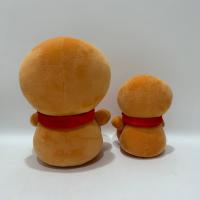 China Super Soft Gingerbread Man Plush Toy 32cm Adorable Christmas Gift with Red Scarf for sale
