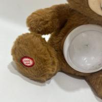 China Musical Teddy Bear Plush Toy with Light Up Soother for Baby Stroller 30cm for sale
