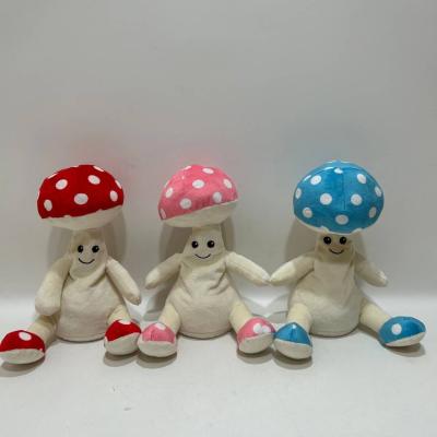 China 3 Clrs Recording & Repeating Mushroom W/ Twist Neck Plush Toy for sale