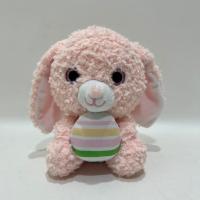 China 15CM Sonny Rabbit Plush Toy with Colorful Eggs - Customizable Easter Stuffed Animal with 100% PP Cotton Filling for sale