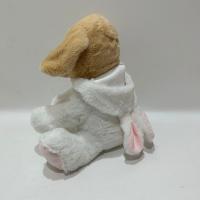 China 28CM Plush Toy Puppy in White Bunny Costume - 20CM Size with Custom Colors and US/EU/Canada Safety Compliance for sale