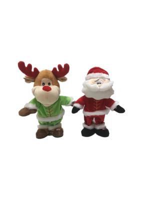 China Christmas Plush Toy Reindeer 30cm Soft Stuffed Plush EN71 Certified Custom Logo for sale