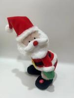 China Singing Santa Plush Toy with Shaking Function 2024 Christmas Gift 30cm for sale
