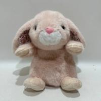 China Light Up Plush Bunny with Lullaby Toy High Quality Soft PP Cotton Filling Safe Baby Gift 2 AAA Batteries for sale
