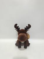China Realistic Deer Stuffed Animal Plush Toy 100% PP Cotton Soft Cuddly Doll Holiday Gift for Kids for sale