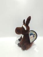 China Realistic Deer Stuffed Animal Plush Toy 100% PP Cotton Soft Cuddly Doll Holiday Gift for Kids for sale