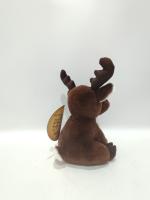 China Realistic Deer Stuffed Animal Plush Toy 100% PP Cotton Soft Cuddly Doll Holiday Gift for Kids for sale
