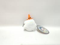 China Halloween White Ghost Plush Keychain 10cm - PP Cotton Filling, Pull-On Closure for Bag Decoration for sale
