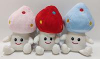 China Moving Mushroom Plush Toy 3 Color Record Electric Soft Doll 100% PP Cotton for sale