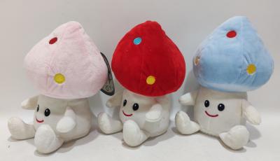China Moving Mushroom Plush Toy 3 Color Record Electric Soft Doll 100% PP Cotton for sale