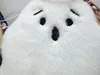 China Quirky White Ghost School Bag Charm Cute Plush Doll Keychain for sale