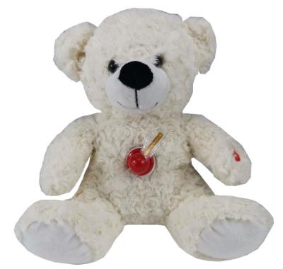 China LED Light Up Plush Teddy Bear with Projection and Lullaby 30cm Singing Stuffed Animal Toy for sale