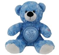 China LED Stuffed Animal Plush Teddy Bear with Projection Light and Lullaby 30cm for sale