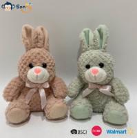 China Wholesale 2 Color Plush Rabbit Toy Stuffed Bunny 30cm Soft PP Cotton Filling for sale