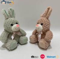 China Wholesale 2 Color Plush Rabbit Toy Stuffed Bunny 30cm Soft PP Cotton Filling for sale