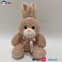 China Wholesale 2 Color Plush Rabbit Toy Stuffed Bunny 30cm Soft PP Cotton Filling for sale
