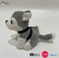 China Lifelike Husky Plush Toy 40cm Soft Simulation Dog Pillow Cartoon Plush Doll for Home Decor for sale