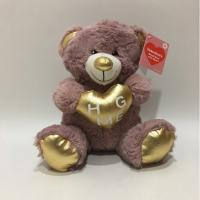 China Wholesale Valentine Plush Teddy Bear with Heart 24pcs per Carton Custom OEM for sale