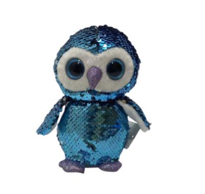 China Hot Selling Voice Recording & Repeating Plush Flip Sequin Penguin Toy for sale