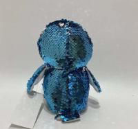 China Hot Selling Voice Recording & Repeating Plush Flip Sequin Penguin Toy for sale