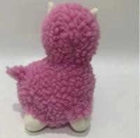 China Custom Logo Recording Repeating Plush Animated Baby Toy Stuffed Llama 30cm for sale