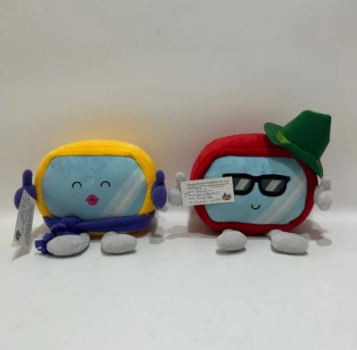 China Customizable 14cm Cable Car Mascot Plush Dolls with 100% PP Cotton Filling and 60-70 Day Delivery for sale