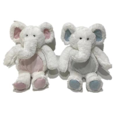 China Customizable Small Elephant Plush Toy with Rattle Paper 20cm Soft Stuffed Animal for sale