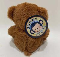 China Custom Plush Bear Stuffed Toy 30cm Soft PP Cotton Filling Promotional Gift for Kids for sale