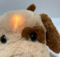 China Wooly & Comfortable Plush Toy Puppy With Lighting Music Function for sale