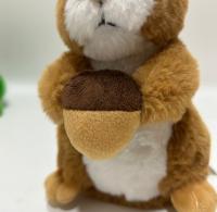 China Recordable Squirrel Plush Toy 30cm Custom OEM Voice Recording Stuffed Animal for sale