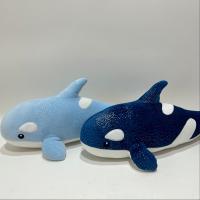 China 40cm Two-Tone Dolphin Stuffed Toy Soft PP Cotton Plush Kids Gift for sale