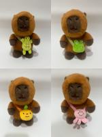 China Talking Back Capybara Plush Toy with Satchel Recording Electronic Gift for Kids 30cm for sale