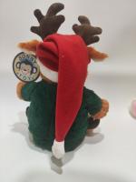 China Musical Plush Deer Toy with Singing and Shaking Feet for Christmas Gift 30cm for sale