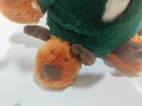 China Musical Plush Deer Toy with Singing and Shaking Feet for Christmas Gift 30cm for sale