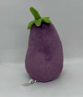 China Purple Eggplant Recording Plush Toy 100% PP Cotton Filling 30cm Talking Stuffed Animal for sale