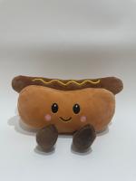 China 7 Pcs Assorted Hotdog Plush Toys Cute Food Stuffed Animals for Kids Home Decoration 100 PP Cotton for sale