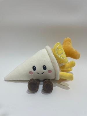 China 7 Piece Assorted Fried Fish and Chips Plush Toys Cute Food Stuffed Animals for Kids Home Decoration for sale