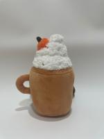 China 7 Pcs Assorted Pumpkin Latte Plush Toys Cute Food Stuffed Animals for Kids Home Decoration 20cm for sale