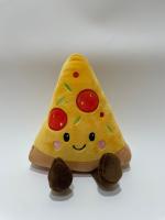 China 7 Pcs Assorted Pizza Plush Toys Cute Food Stuffed Animals for Kids Home Decoration 100 PP Cotton for sale