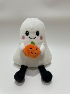 China 7 Pcs Assorted Ghost with Pumpkin Plush Toys Cute Food Stuffed Animals for Kids Home Decoration for sale